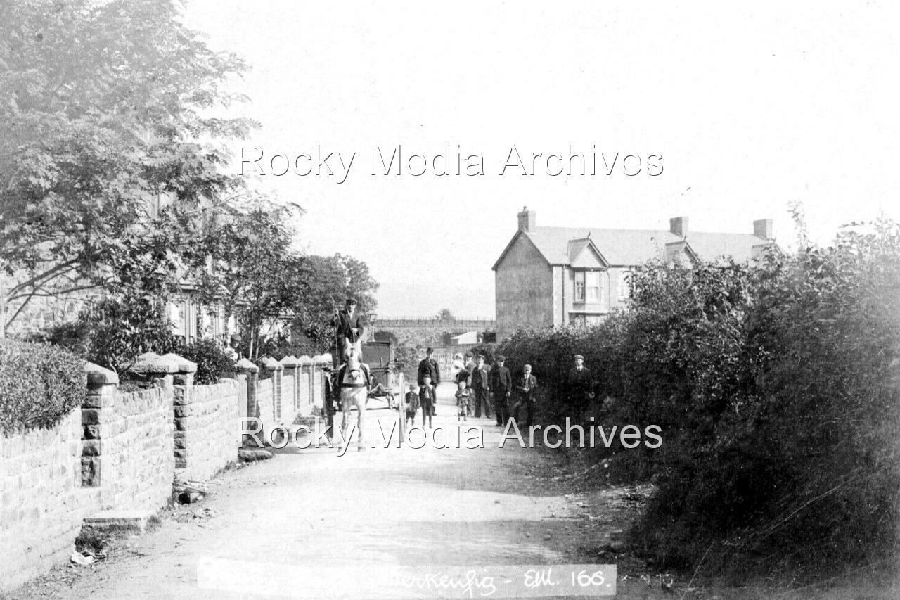 Dxz-26 Animated Street View, Aberkenfig Village, Bridgend, Wales. Photo ...