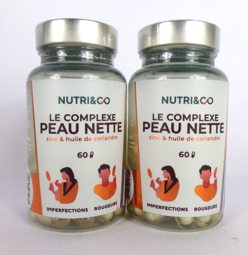 NUTRI&CO LE COMPLEXE PEAU NETTE 2 x 60 GELULES - 09/2026 | eBay