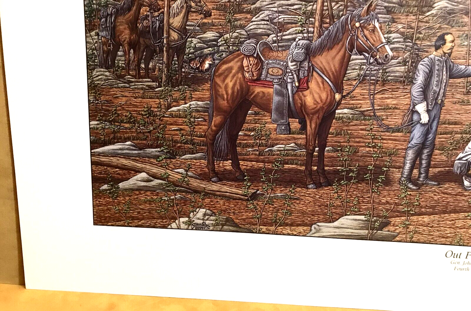 John Warr Limited Edition Civil War Art print Out Foxin' The Enemy ...