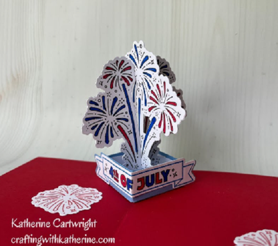 Diamond Press Firework Pop-Up Card 24pc Stamp & 12pc Die Kit 786636 ...