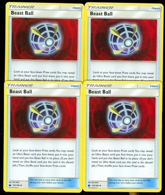Pokemon BEAST BALL 125/168 - Celestial Storm - - MINT 4X | eBay