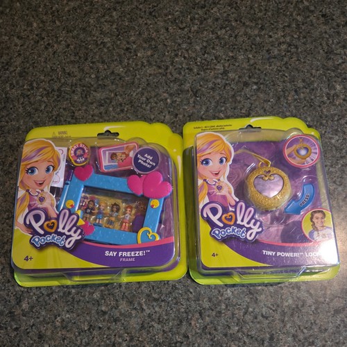 POLLY POCKET Say Freeze! Photo Frame Stickers 4 Figures Smart Stick New ...