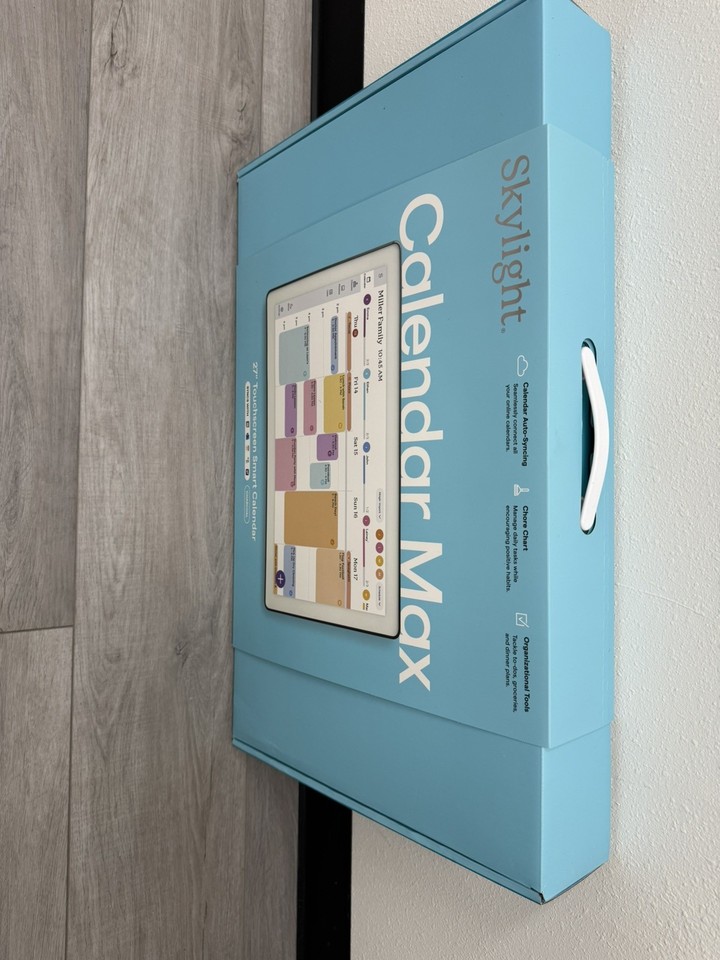 Skylight Calendar Max 27 Inch Touchscreen Smart Calendar Charcoal | eBay