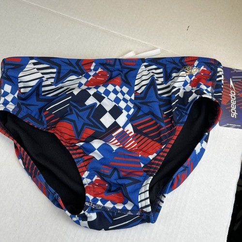 Speedo Endurance Men’s 36 Patriotic Swim Briefs Brand New 793 | eBay