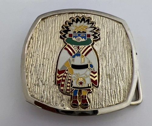 Vintage 1988 Shriner Kachina Belt Buckle Clinton Joerding Potentate | eBay