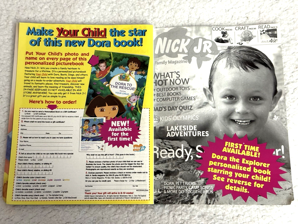 NICK JR FAMILY Magazine June July 2004 - Ready Set Summer 15 Lakeside ...