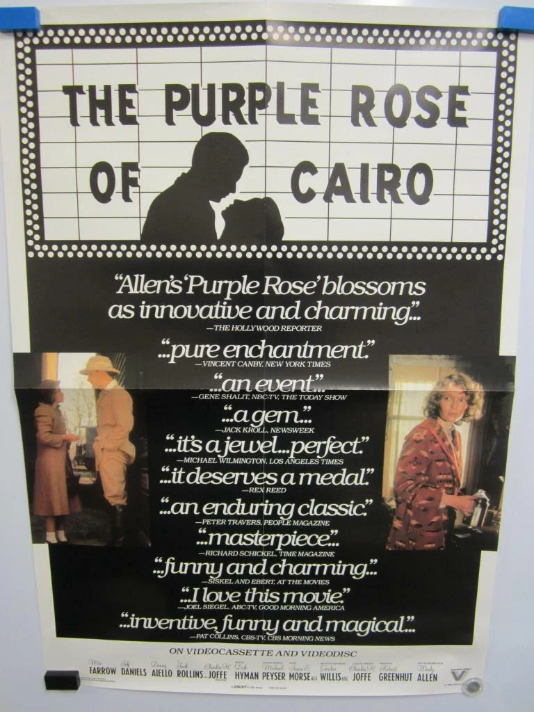 The Purple Rose Of Cairo Poster
