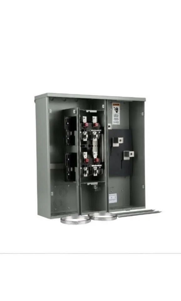 Siemens WEP4212 UNI-PAK 400-Amp 2-Gang 1-Phase Ring Type. EUSERC ...
