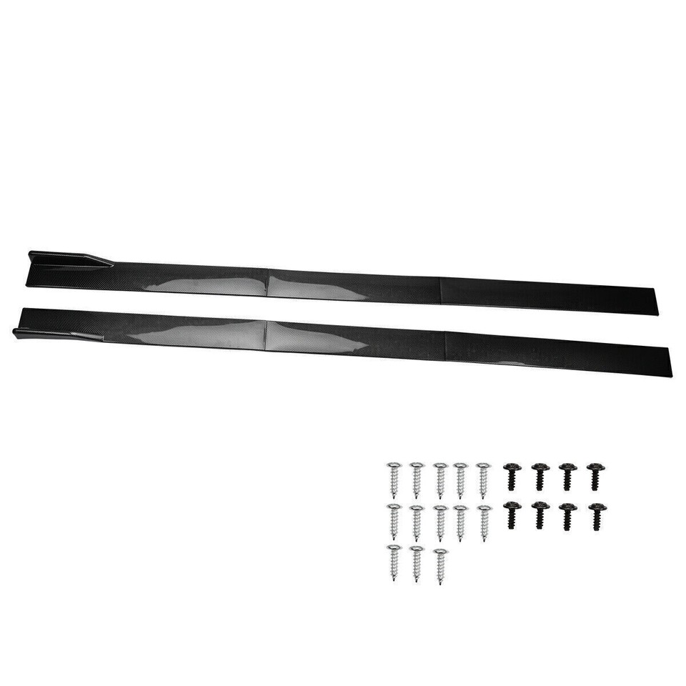 For BMW F22 235i 240i F23 F87 M2 Side Skirt Splitter Extension Carbon ...