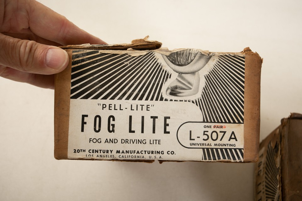 Pell Lite L-507A Fog Lights (M3L/JSF6)Amber Lenses Universal Mount ...