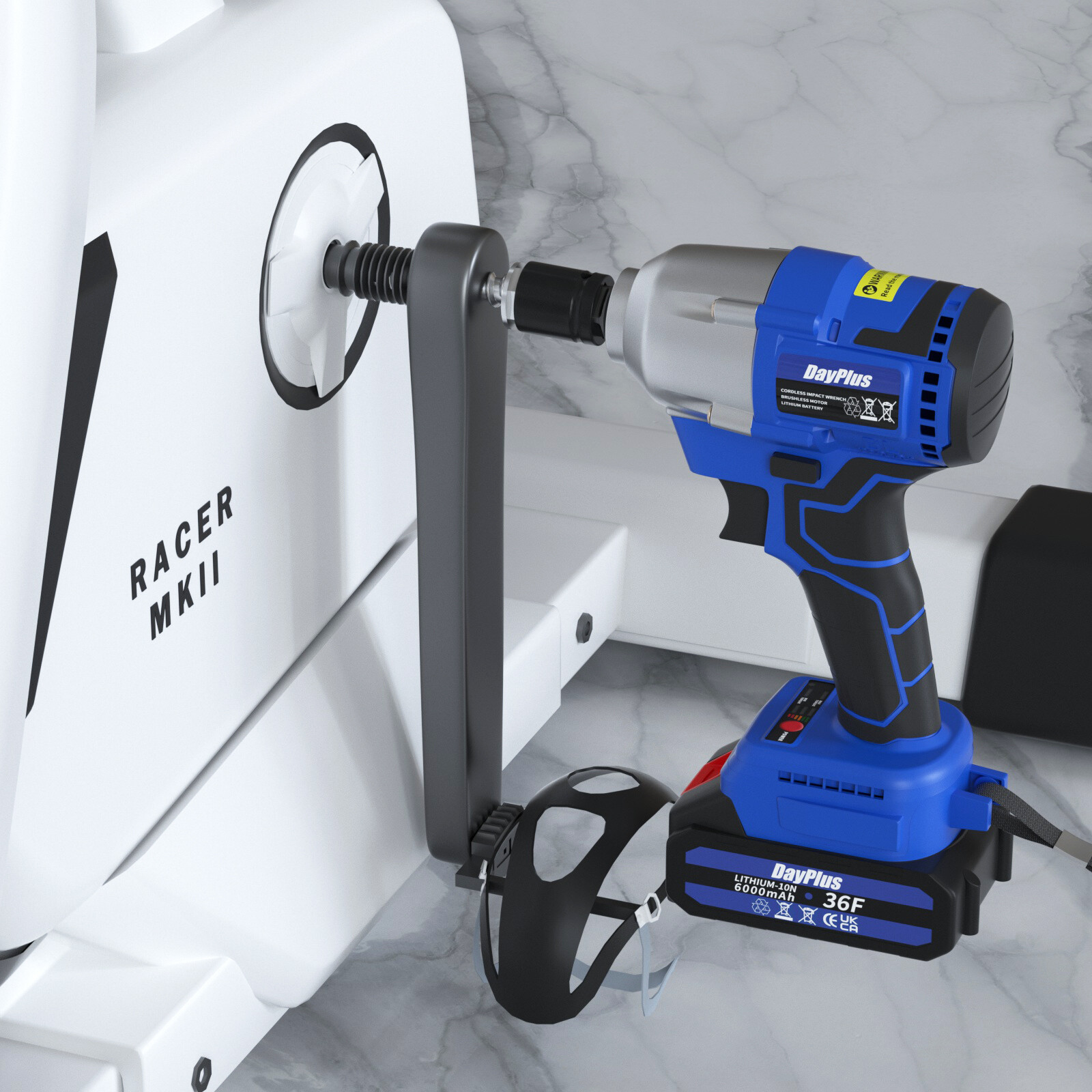 420Nm Wheel Impact Wrench Electric for Car Tyre Scaffolding Lug Nut ...