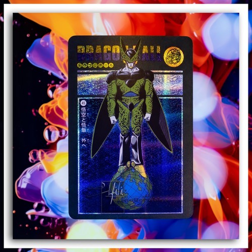 Perfect Cell Premium Foil Card Dragon Ball Collection Textured Flash ...