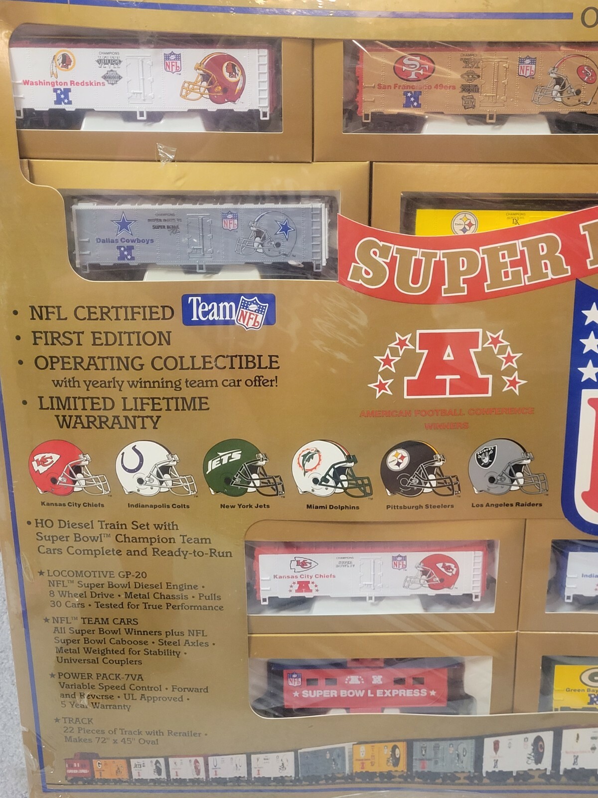 Mantua NFL Super Bowl Express Train Set | eBay