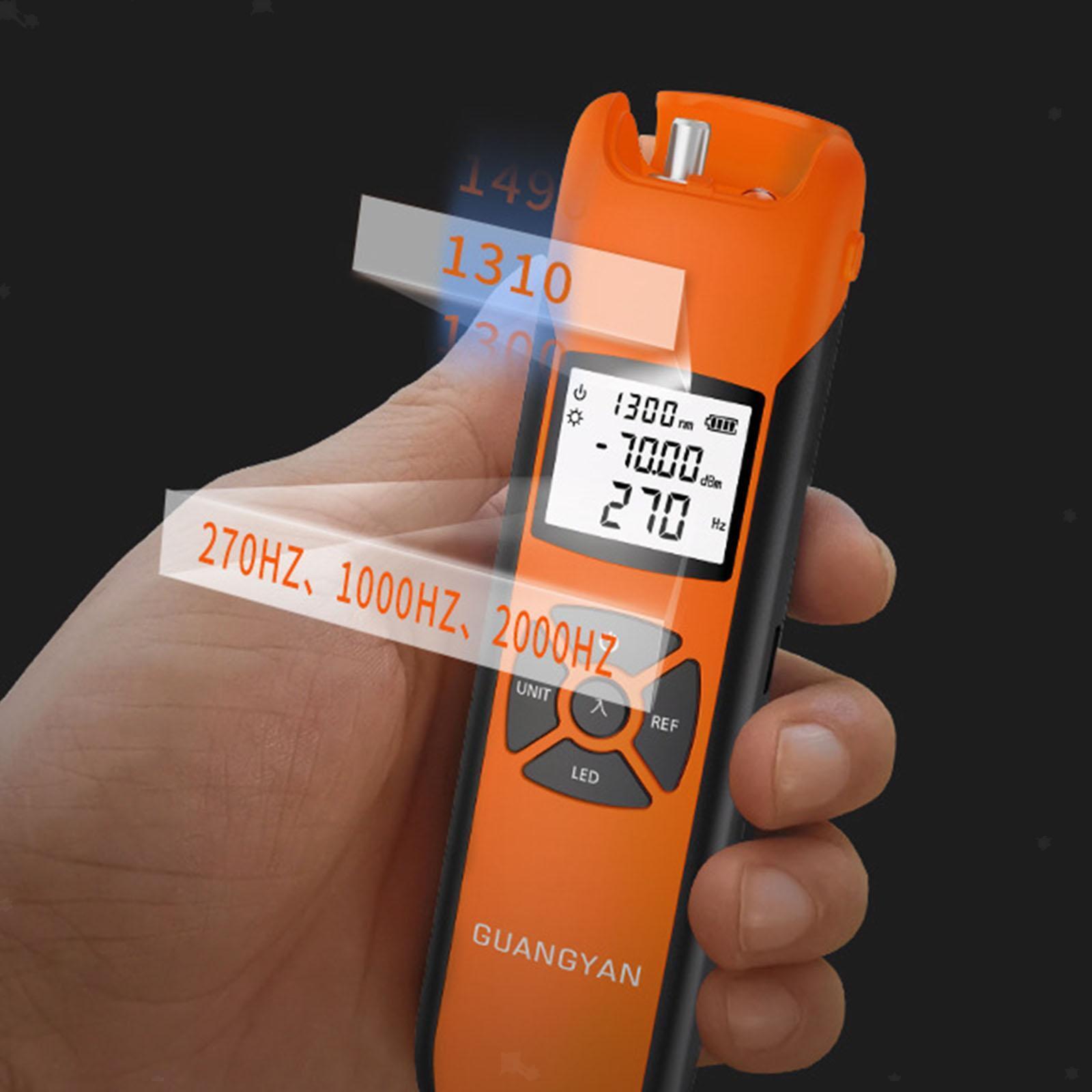 Mini Optical Power Meter Durable 7 Wavelengths Optic Tool Kit ...