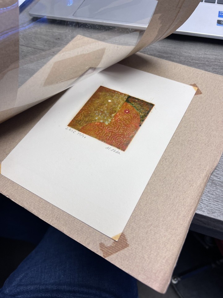 Vintage Masao Ohba "Couple" Signed Print Numbered 55/70 Unframed. Japan ...