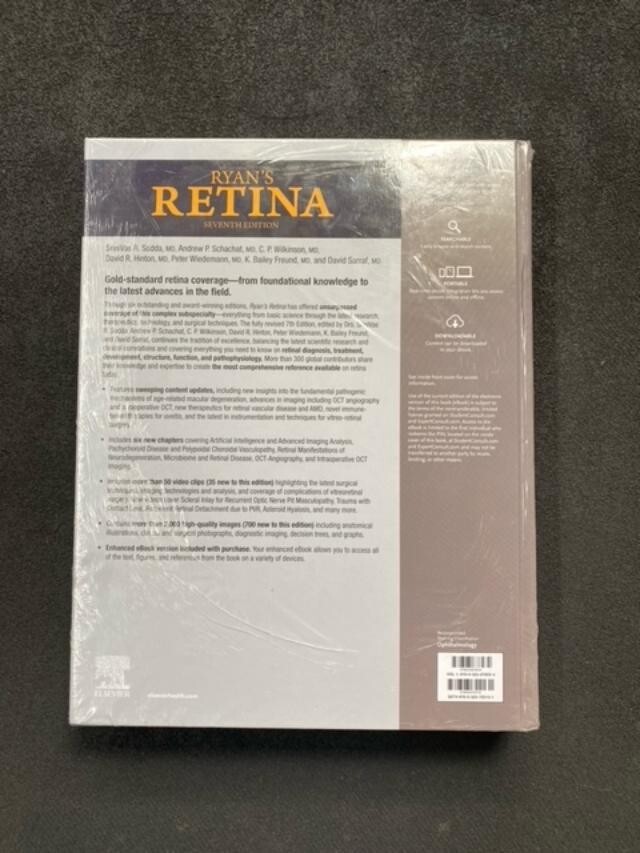 RYAN'S RETINA-VOLUME 1, Seventh Edition, New, Free shipping in the US ...