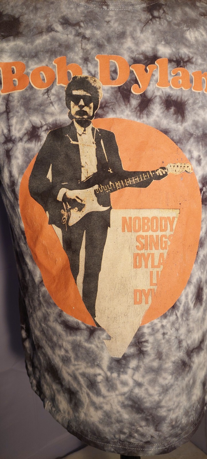 Men's Bob Dylan Nobody Sings Dylan Like Dylan Tie Dye T-shirt Large ...