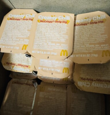 50 Mcdonalds Creamy Chili Sauce Cup For Chicken Strips | eBay