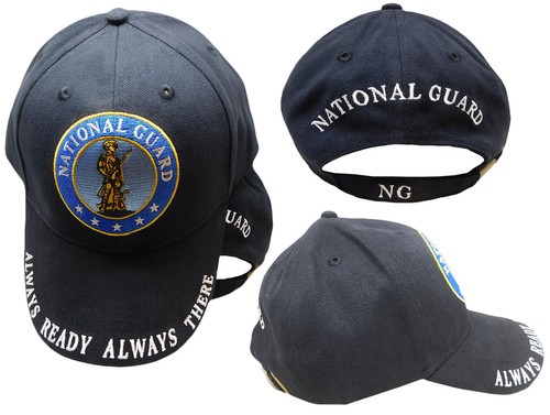 Army National Guard Always Ready Always There Black 3D Embroidered Cap ...