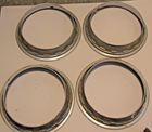 Set Of 4 Wheel Trim Rings -- Beauty Rings 14 Inch GM Or Others - Used ...
