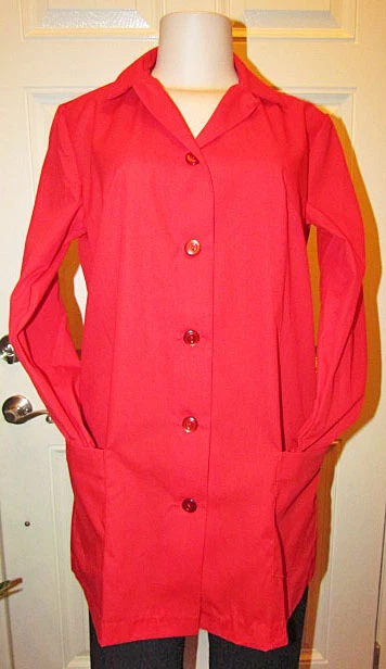 Red Lab Coats For Women