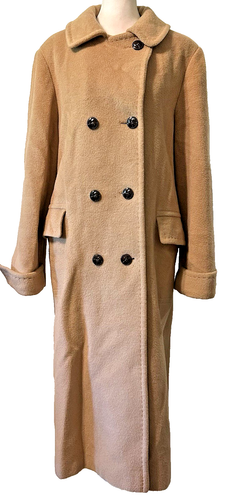 Vintage Montgomery Ward Union Made Tan Double Breasted Button Coat ...
