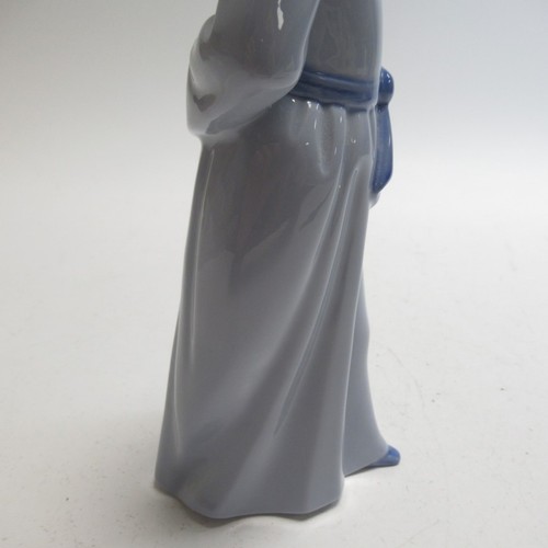 Vintage Retired Nao Lladro Girl In Blue Dress Figurine Daisa 1982 Handmade | eBay