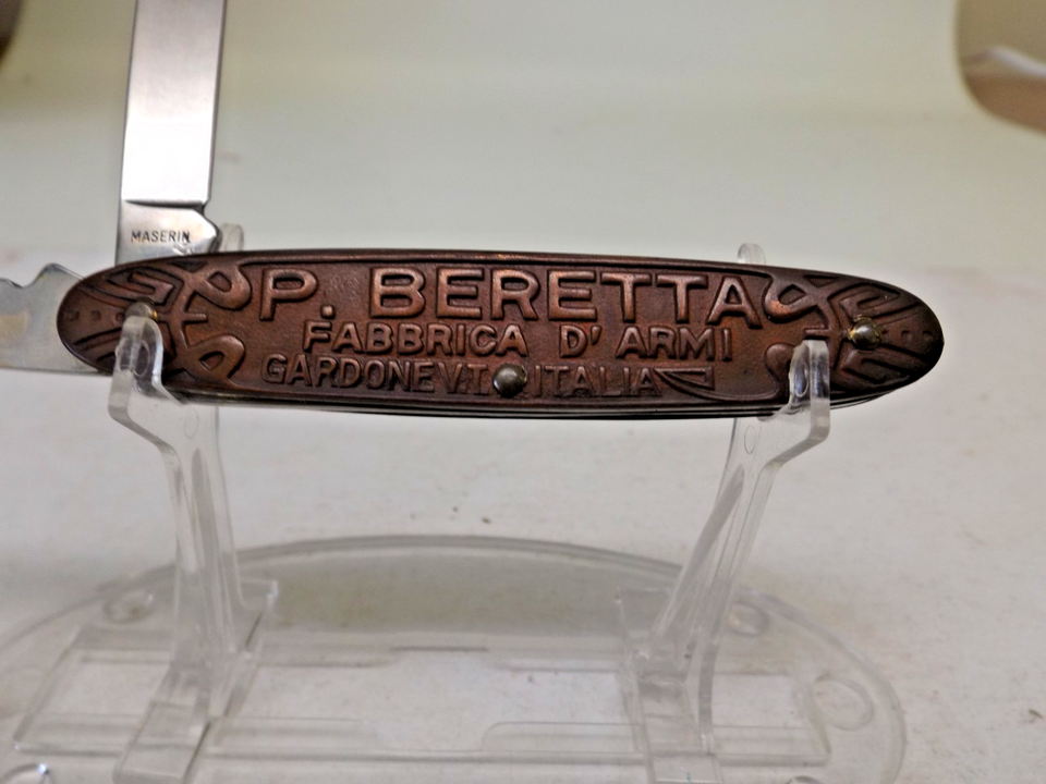 PB BERETTA MASERIN KNIFE BLADE AND SHOTGUN SHELL EXTRACTOR made in ...