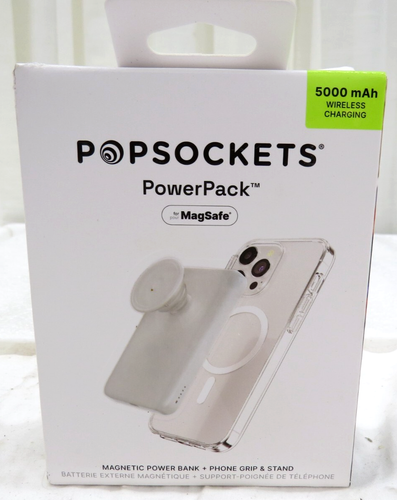 PopSockets PowerPack 5000mAh MagSafe Power Bank & Grip & Stand for ...