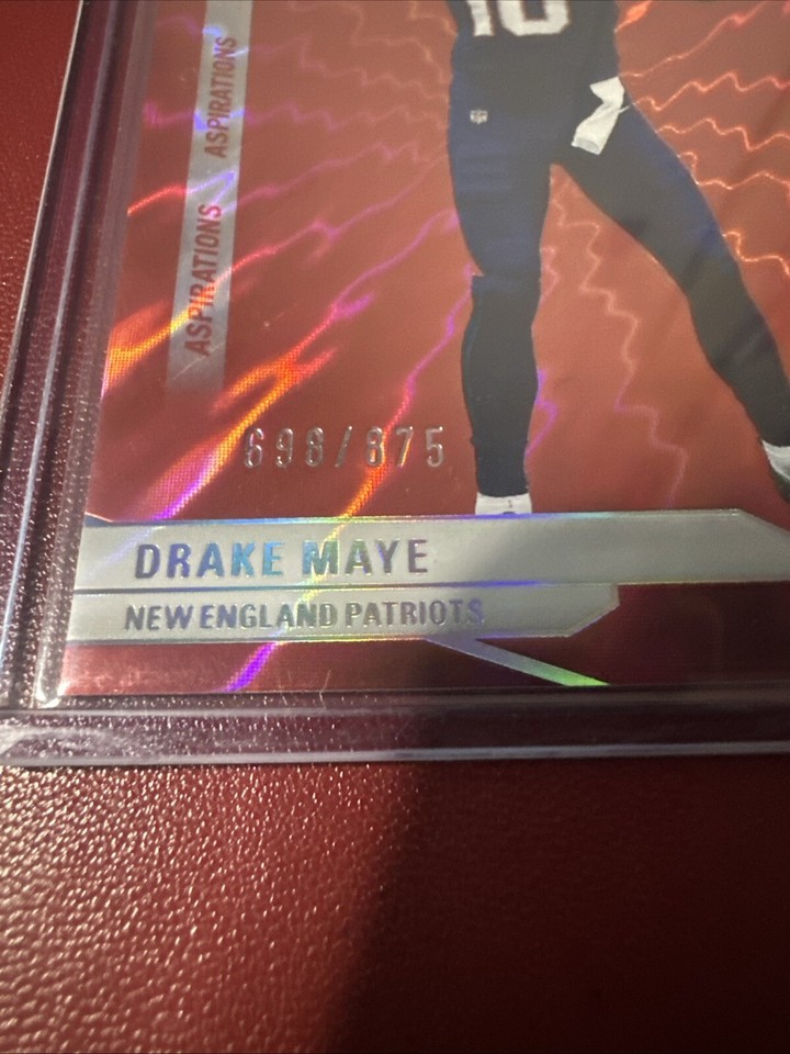 2024 Panini Donruss Elite DRAKE MAYE #185 Aspirations Red 698/875 RC | eBay