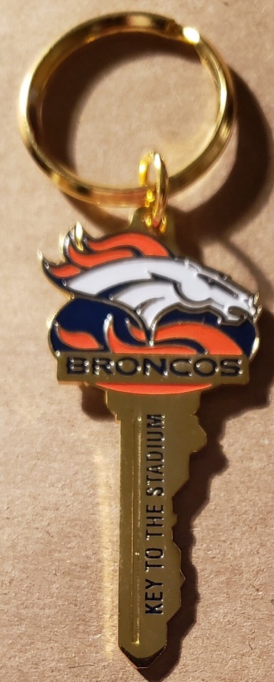DENVER BRONCOS "Key to the Stadium" Key Ring | eBay