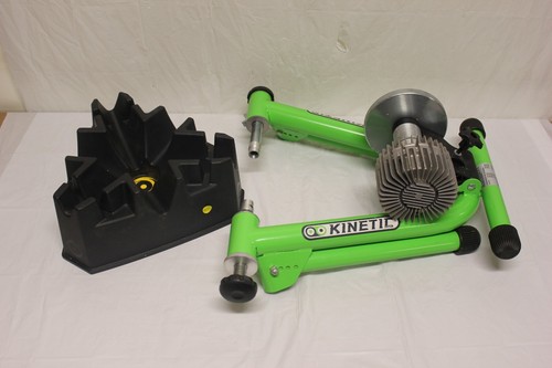 Kurt Kinetic Road Machine Fluid Resistance Cycling Bike Trainer Green T ...