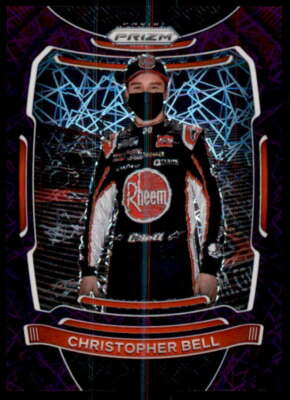 Christopher Bell Card 2021 Panini Prizm Prizms Purple Velocity #8 | eBay