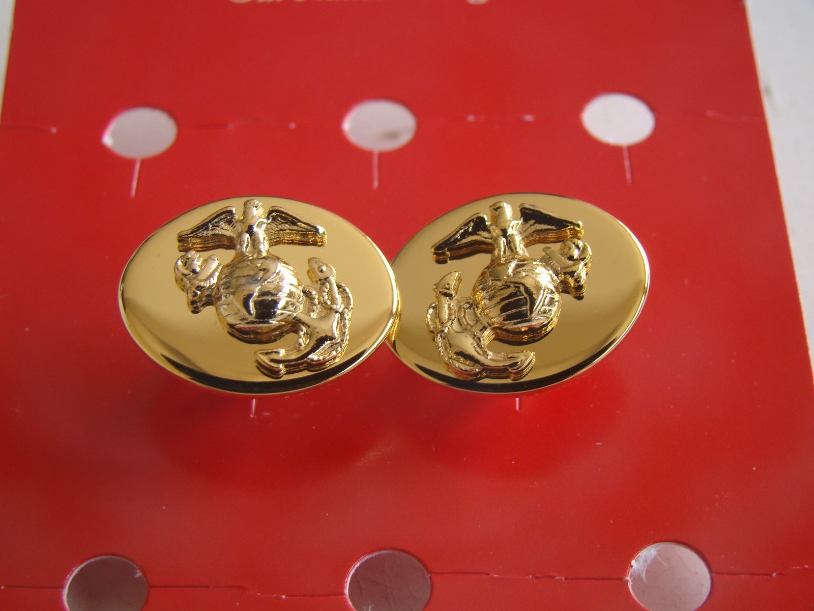 USMC US MARINE CORPS OFFICER RANKS GOLD EVENING & DRESS SHIRT CUFF LINK ...