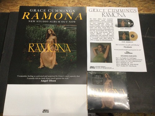 GRACE CUMMINGS RAMONA Promo CD W/ Promotional Poster And Write-Up | eBay