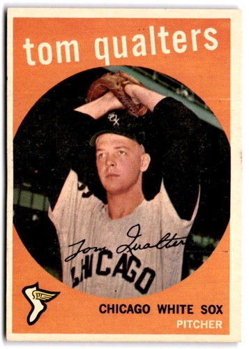 1959 Topps #341 Tom Qualters EX Chicago White Sox Baseball Trading Card ...