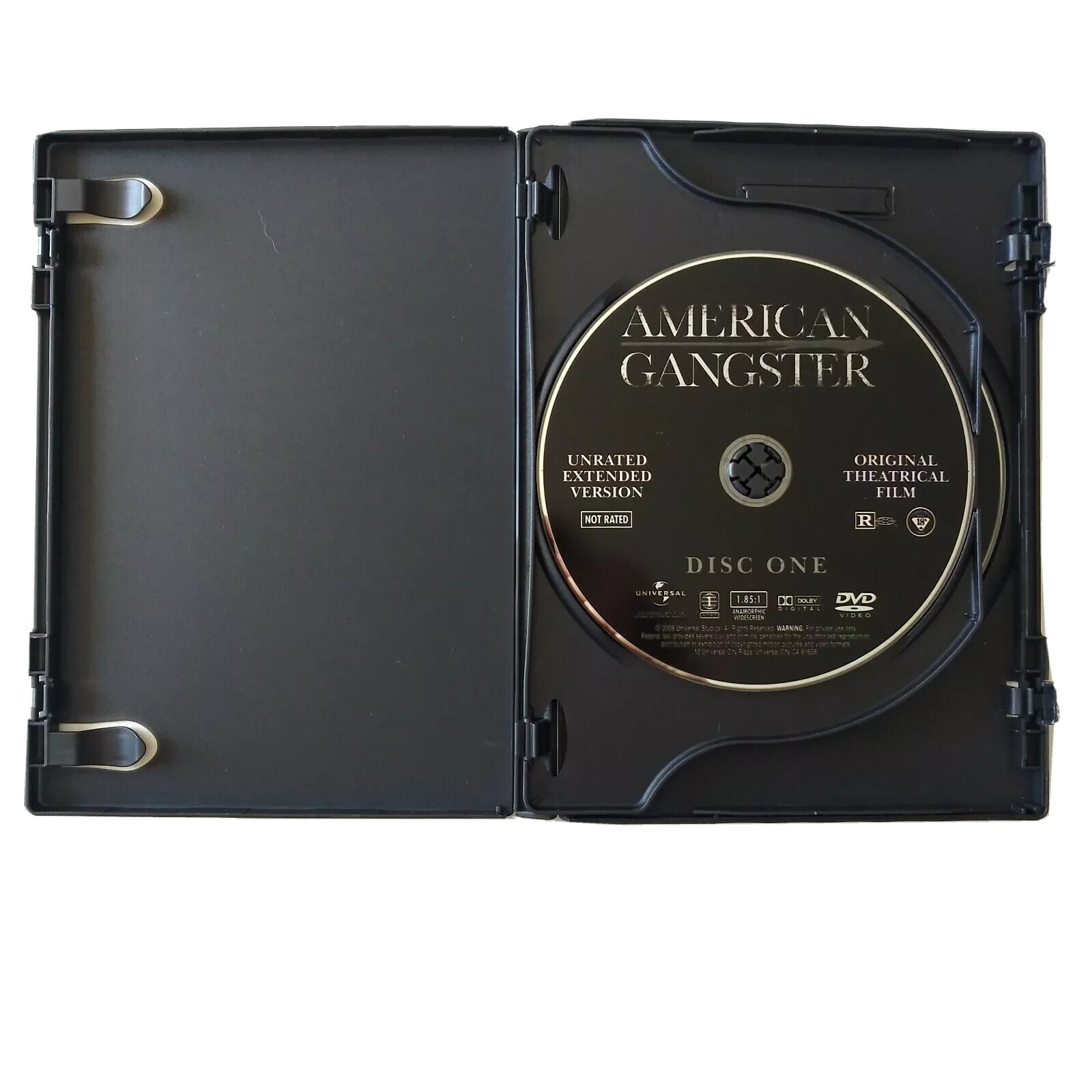 American Gangster DVD 2008 2-Disc Extended Ed Denzel Washington Russell ...