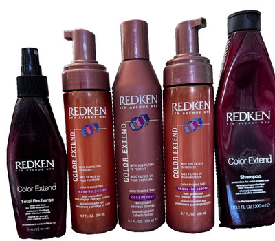 5pc Combo Redken Color Extend 1 Shampoo 1 Conditioner 2 Sealer 1 ...