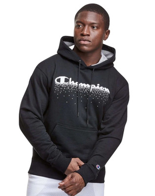 Men’s Champion Pixelated Graphic Powerblend Fleece Hoodie Sweatshirt ...