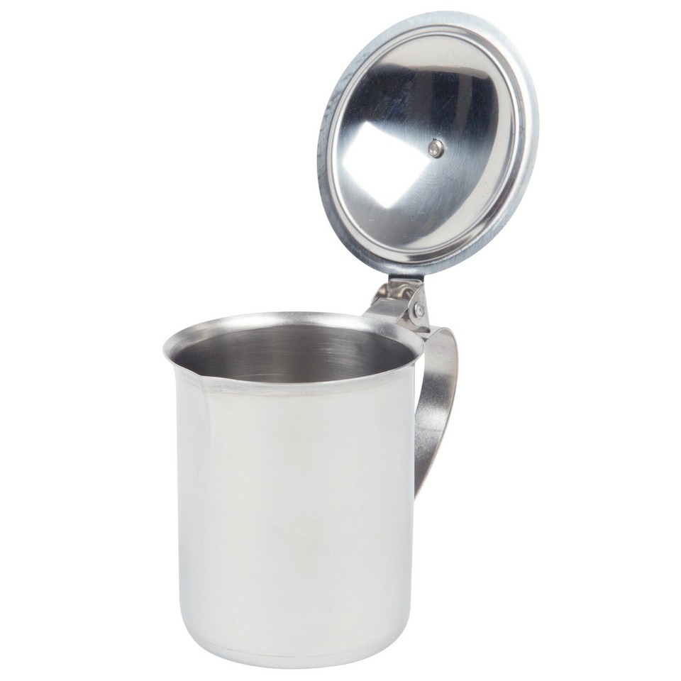 4 1/4" TALL SILVER TEAPOT/CREAMER SERVER DURABLE 18/8 STAINLESS STEEL ...