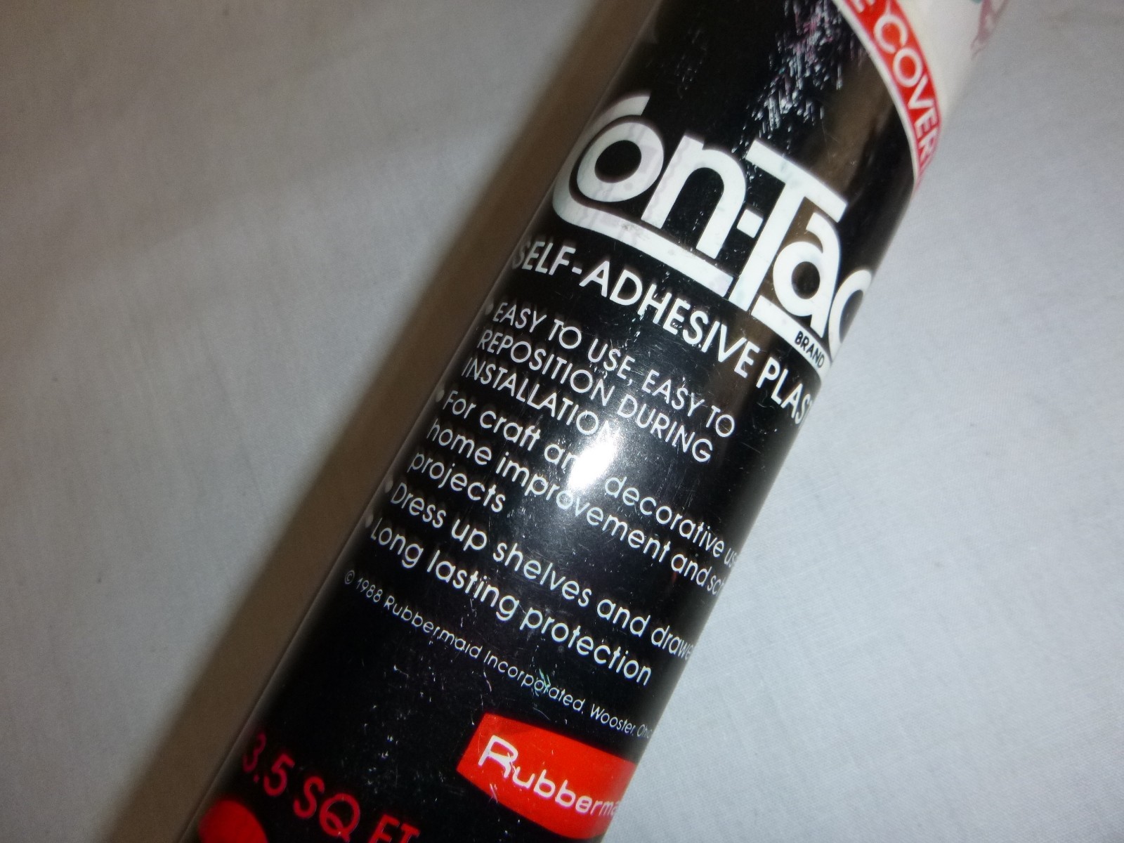 NOS Vtg 1988 Vinyl Adhesive Contact Paper Cat in Bonnet Teal Dusty Pink ...