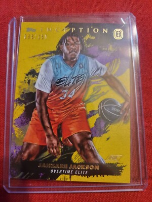 2021-22 Topps Inception OTE Jahzare Jackson Yellow 86/150 | eBay