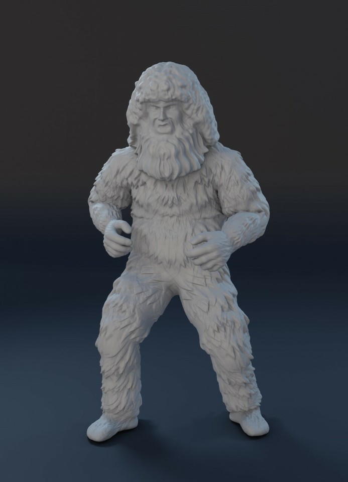 Bionic Woman Jamie Steve BIGFOOT 4 Piece Set 3D Print BONUS OSCAR ...