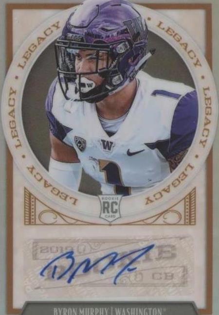 2019 Panini Legacy - Rookies Byron Murphy #147 Premium Edition ...