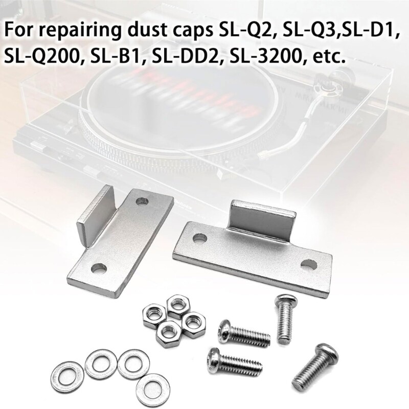Turntable Dust Cover Hinges Repair Tabs Hinge Brackets for Technics SL ...