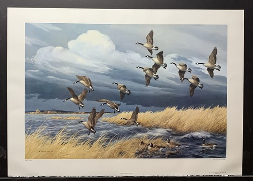 Maynard Reece Limited Edition Signed Print “Dark Sky-Canada Geese” | eBay