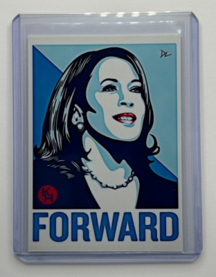 Kamala Harris Limited Edition Artist Signed “Forward” Trading Card 7/10 ...