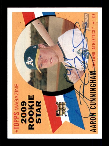 2009 Topps Heritage - Aaron Cunningham - On Card Autograph | eBay