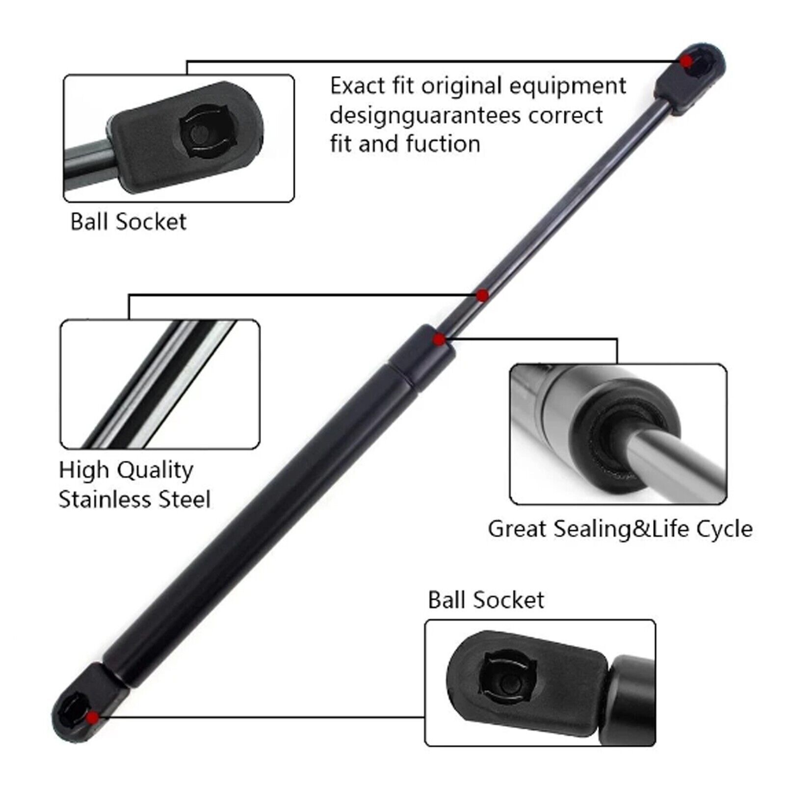 Bonnet/Tailgate/Rear Window Gas Struts for Ford Territory SX SY SY2 SZ ...