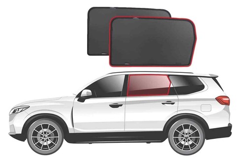 GENUINE | Genuine SNAPSHADES Car Rear Window Shades for LDV D90 (2017 ...